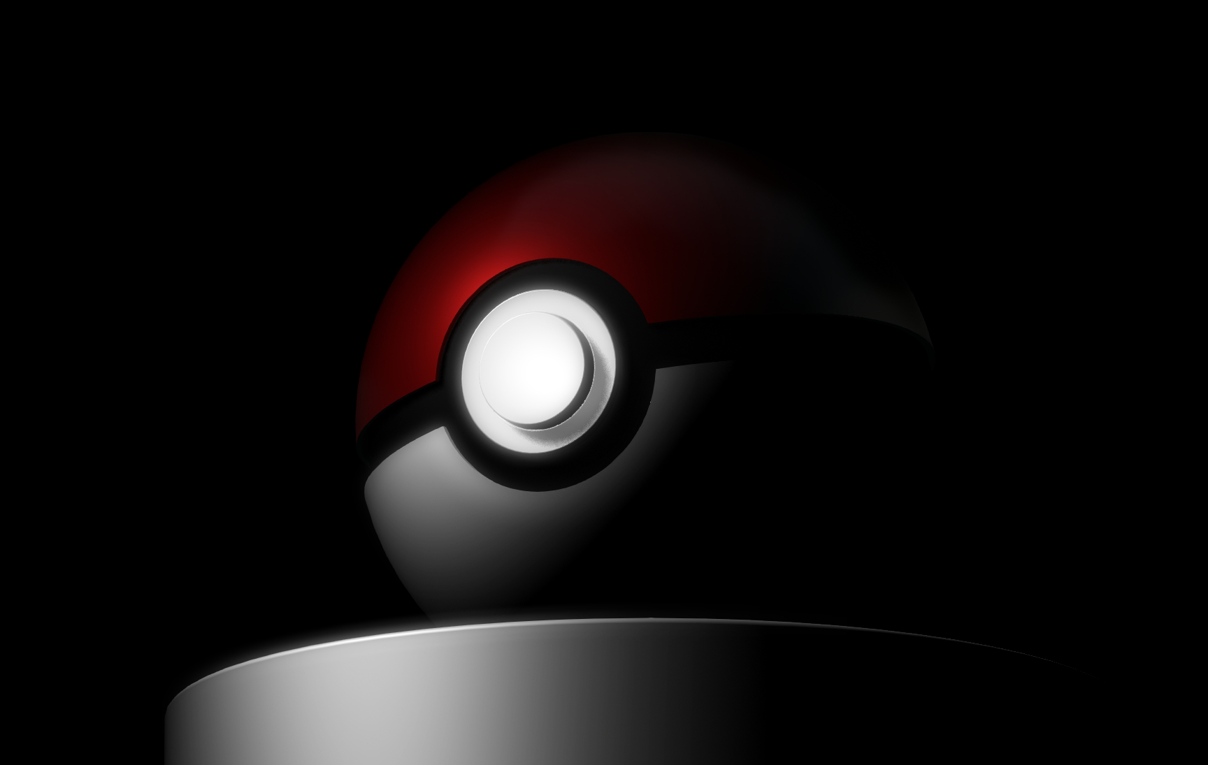 Pokeball Black Background