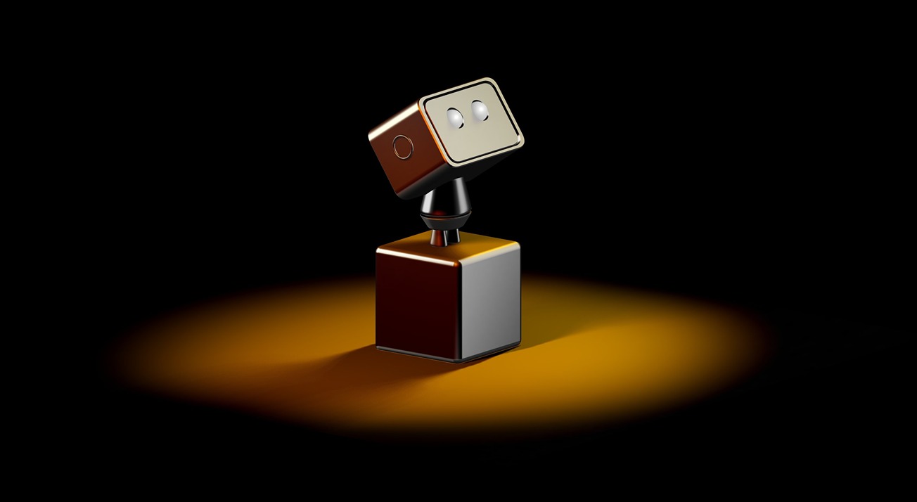 Robot follow cursor for landing page