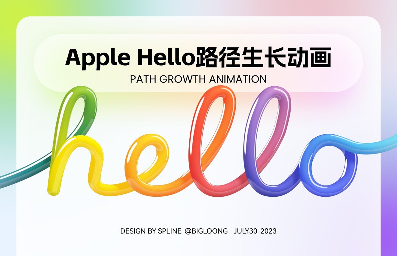 Path growth animation