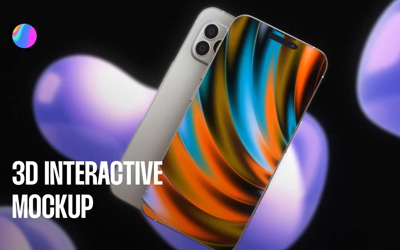 iPhone Mockup with Shape Blending