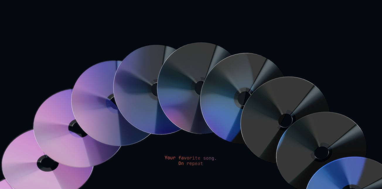 Floating CD - hero design