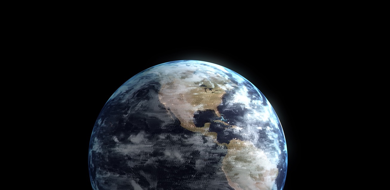 Photoreal Earth - Animation to Reveal