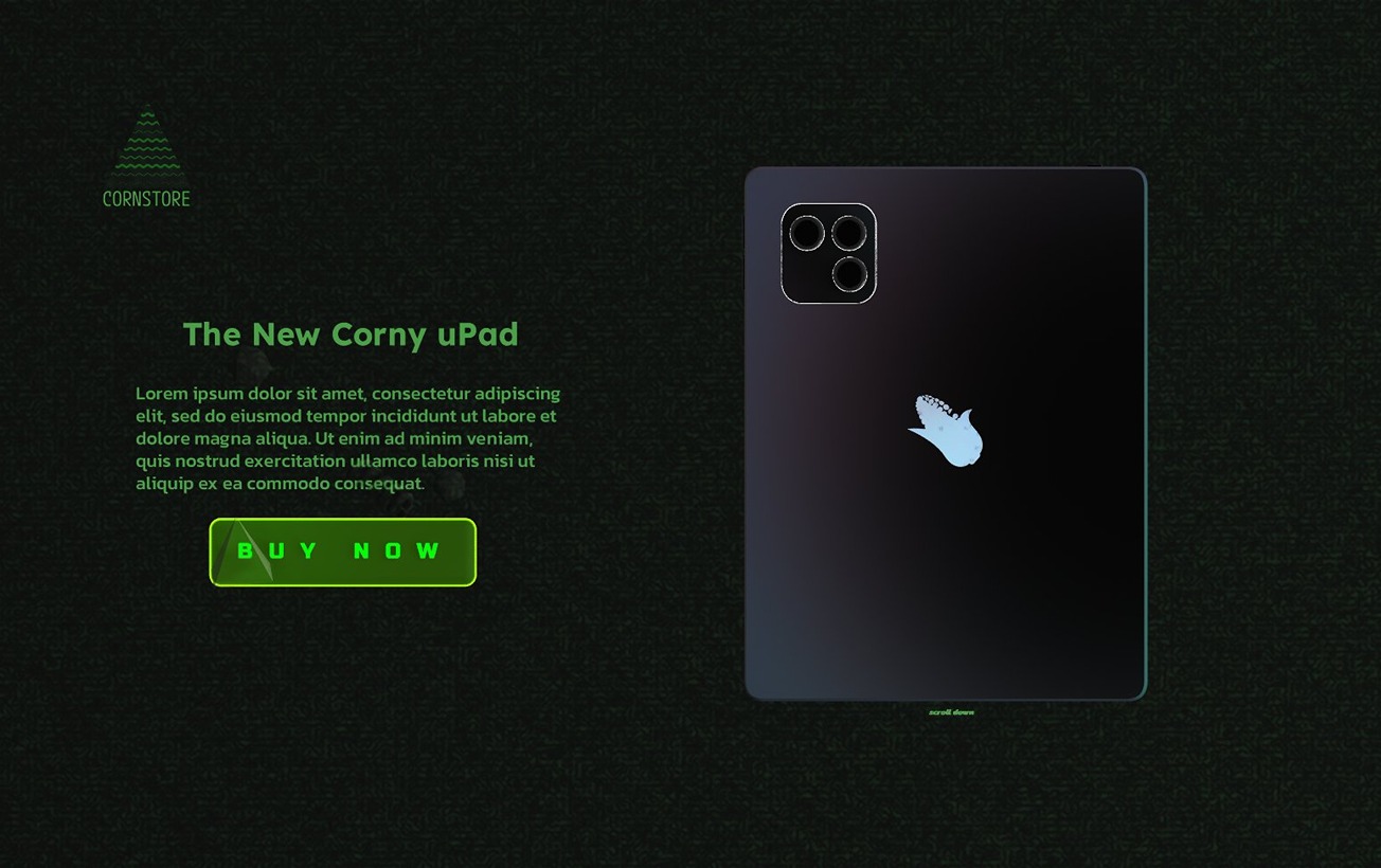 Spline Community - Cornstore - uPad Product Landing Page