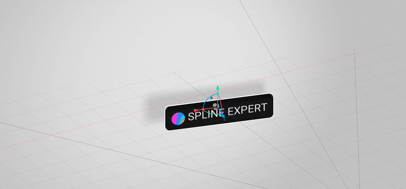 Spline expert button - with hover effect