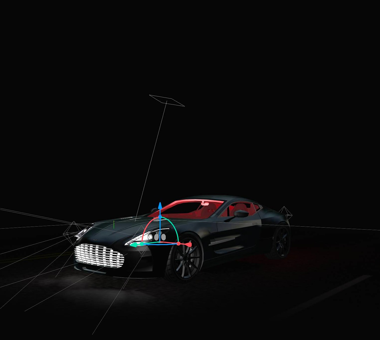 Car Aston Martin Animation